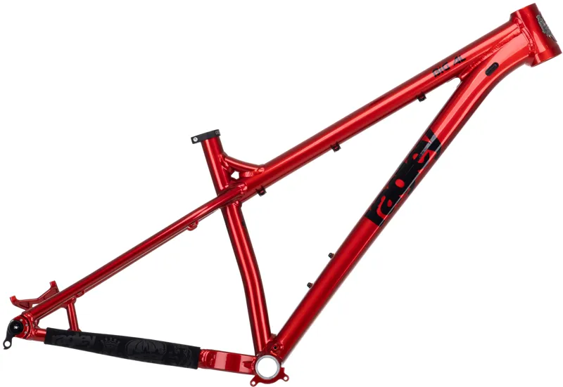 Ragley Big Al Large Hardtail MTB Frame In Candy Red - Black